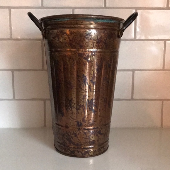Sas Living | Accents | Brass Copper Coloured Container With Handles ...